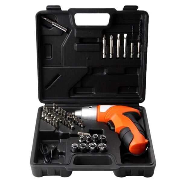 45 Pieces 4.8V Rechargeable Electric Cordless Screwdriver Drill Set – Swilo